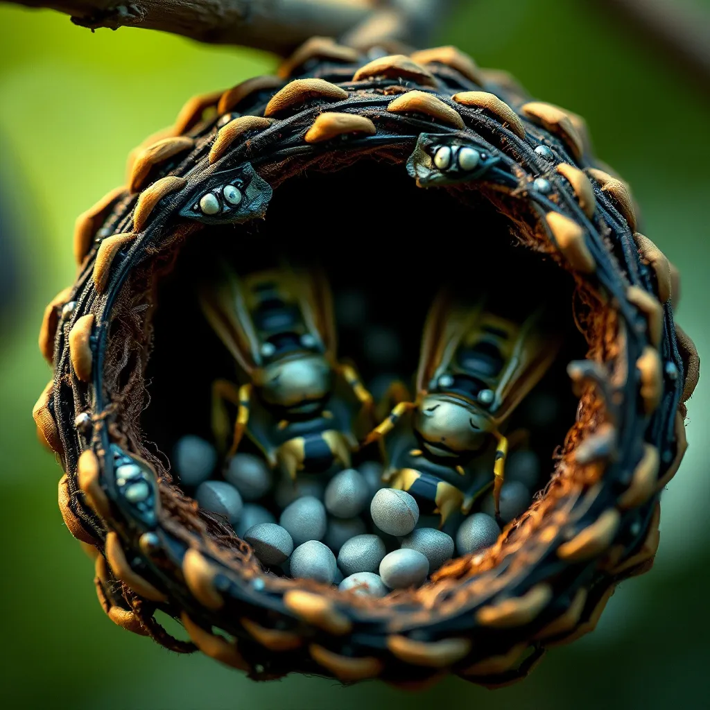 Understanding the Intricate Craft of Wasp Nest Building